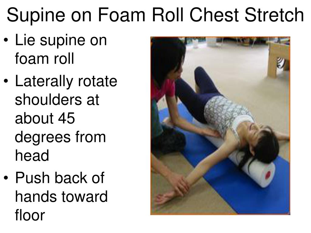 Supine Pectoral Stretch