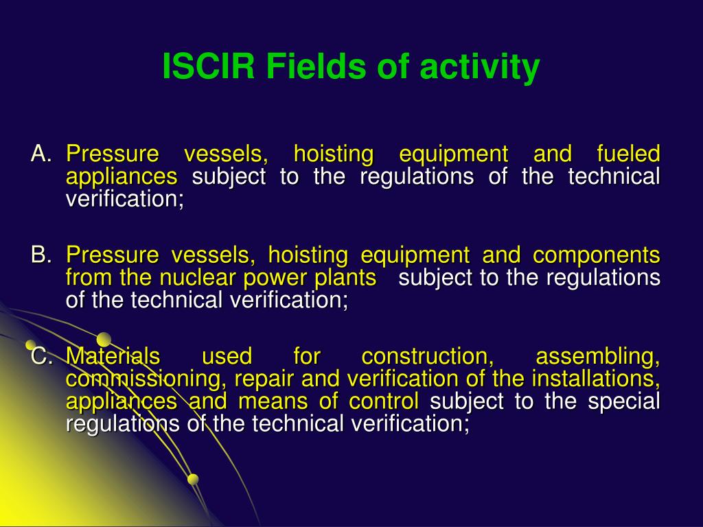 PPT - Romania System of Special Equipment Safety Supervision PowerPoint ...