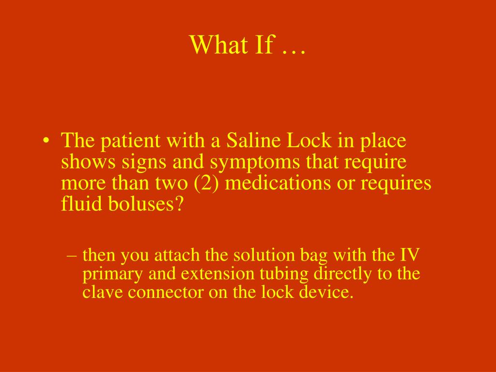 PPT - SALINE LOCK Presented By The Wayne County Medical Control Board ...