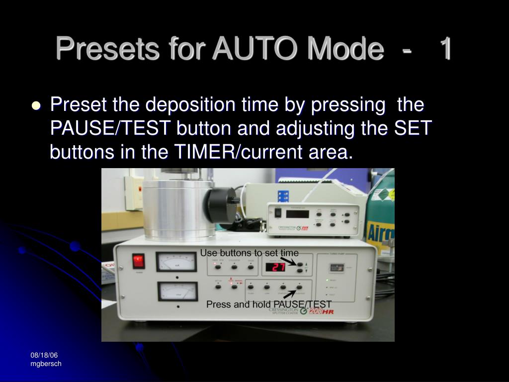 PPT - Cressington 208 HR Sputter coater PowerPoint Presentation, free ...