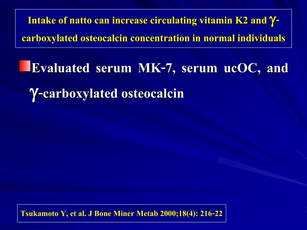 PPT - Clinical Application of Vitamin K2 in Osteoporosis PowerPoint ...