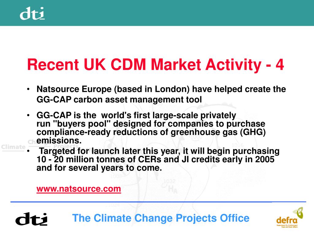 PPT - The Role of the CDM in the UK An Active Market Jonathan Thomas ...