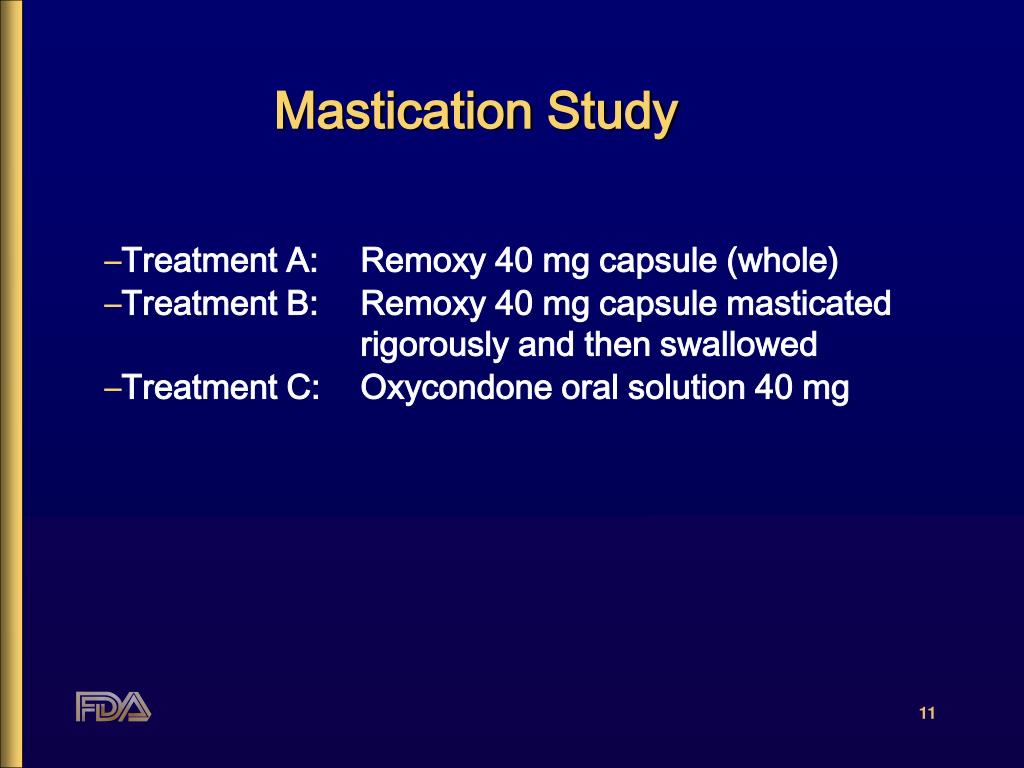 PPT - Remoxy In Vivo Abuse Resistance Studies PowerPoint Presentation ...