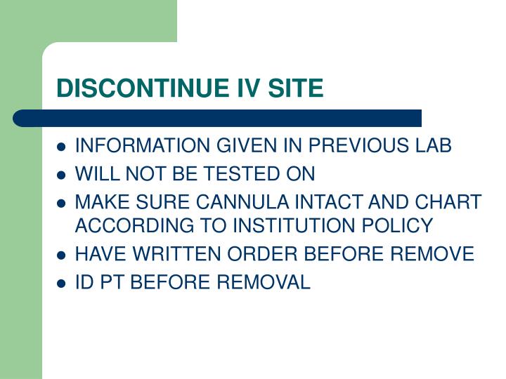PPT - IV THERAPY PowerPoint Presentation - ID:3203931