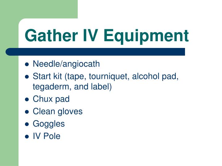 PPT - IV THERAPY PowerPoint Presentation - ID:3203931
