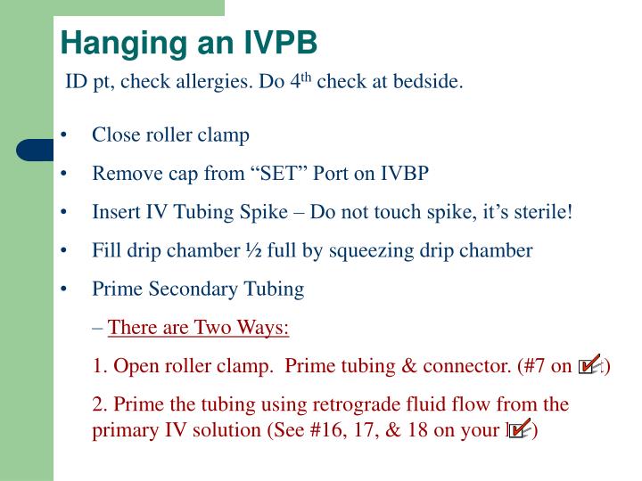 PPT - IV THERAPY PowerPoint Presentation - ID:3203931