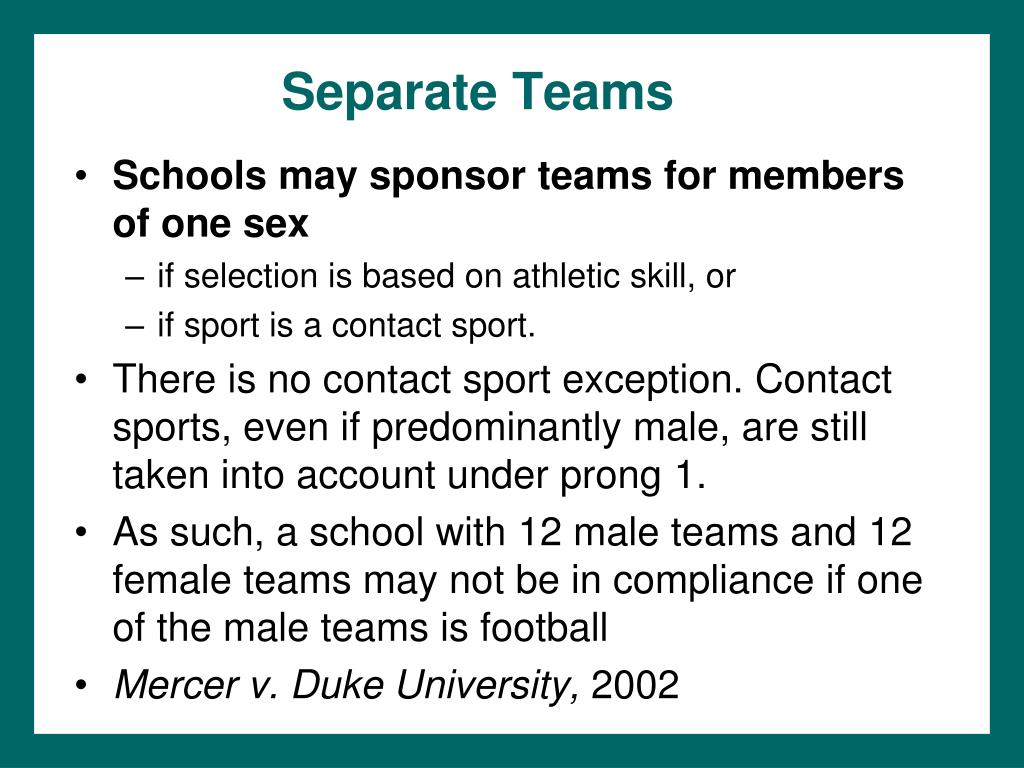 PPT - Gender Equity in Sports PowerPoint Presentation, free download ...