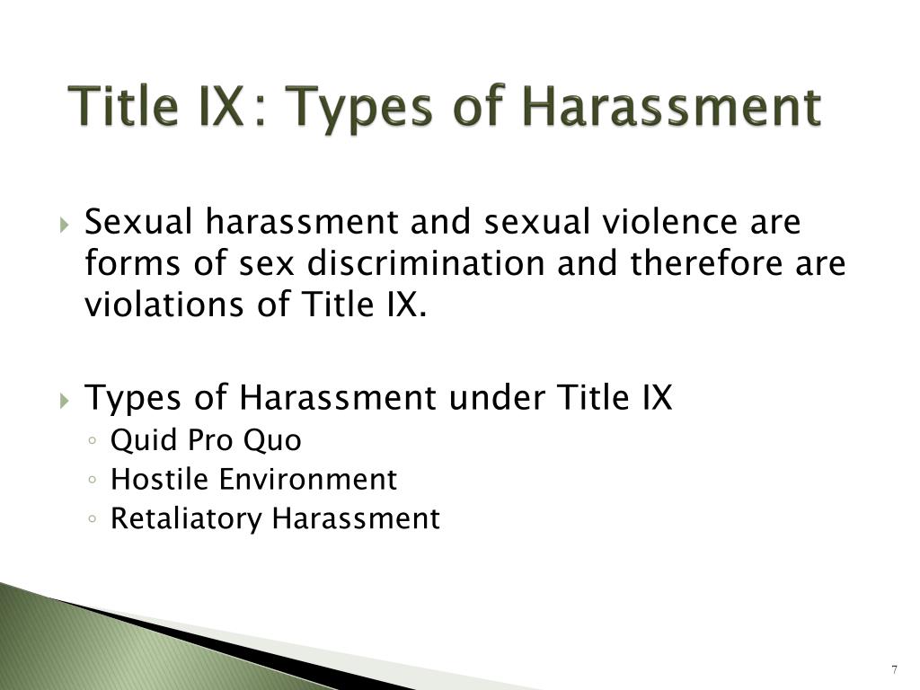 PPT - Title IX & Sexual Violence: Faculty & Staff Obligations to Report ...