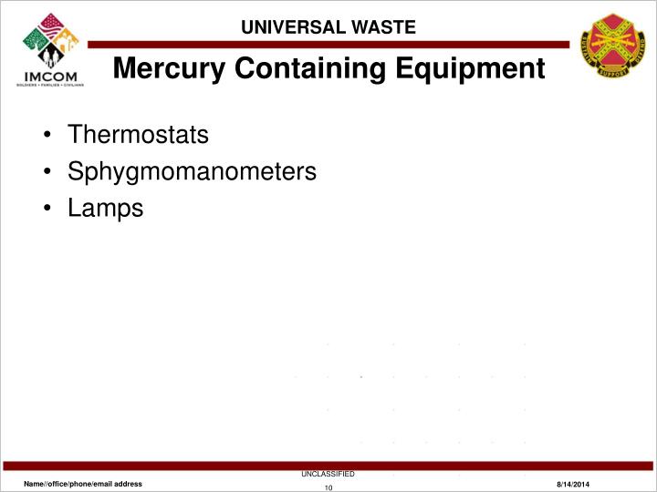 PPT - Universal Waste Identification and Management PowerPoint ...