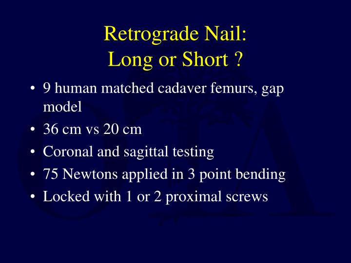 PPT - Femoral Shaft Fractures PowerPoint Presentation - ID:3204321