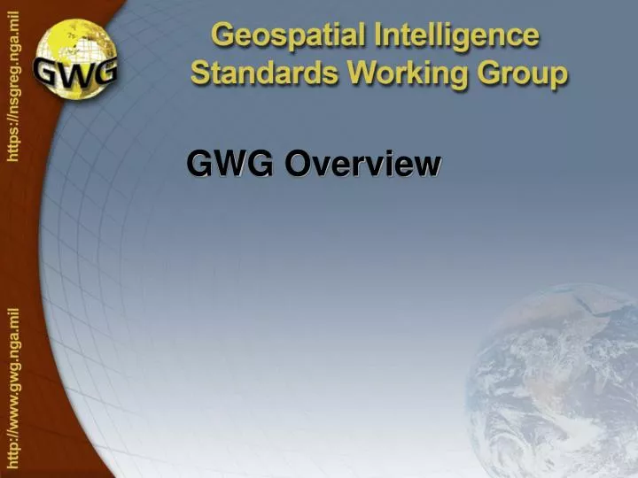 PPT - GWG Overview PowerPoint Presentation, free download - ID:3204354