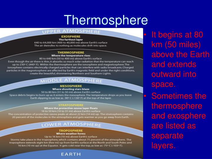 PPT - THE EARTH’S ATMOSPHERE: Atmospheric Layers PowerPoint ...