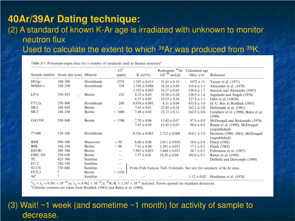 PPT - K/Ar and 40 Ar/ 39 Ar Thermochronology PowerPoint Presentation ...