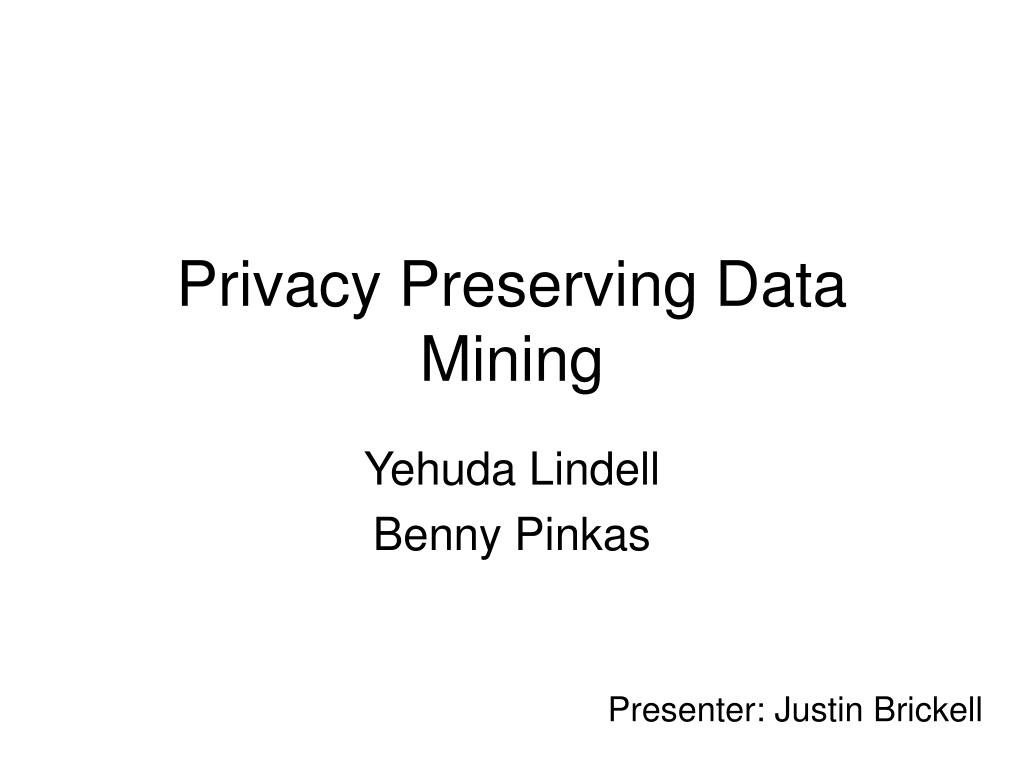 PPT - Privacy Preserving Data Mining PowerPoint Presentation, free ... PPT - Privacy Preserving Data Mining PowerPoint Presentation, free ...