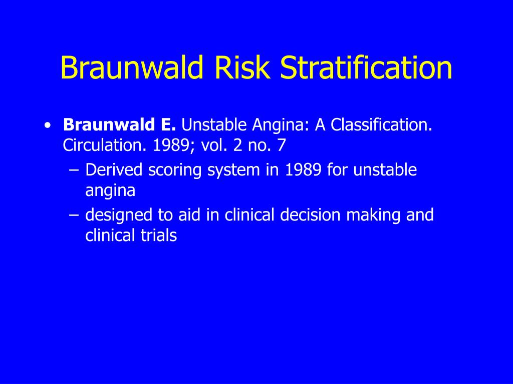 PPT - RISK STRATIFICATION IN ACUTE CORONARY SYNDROMES PowerPoint ...