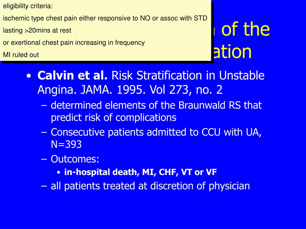 PPT - RISK STRATIFICATION IN ACUTE CORONARY SYNDROMES PowerPoint ...