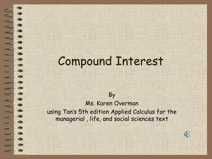 PPT - Compound Interest PowerPoint Presentation, free download - ID:3204796