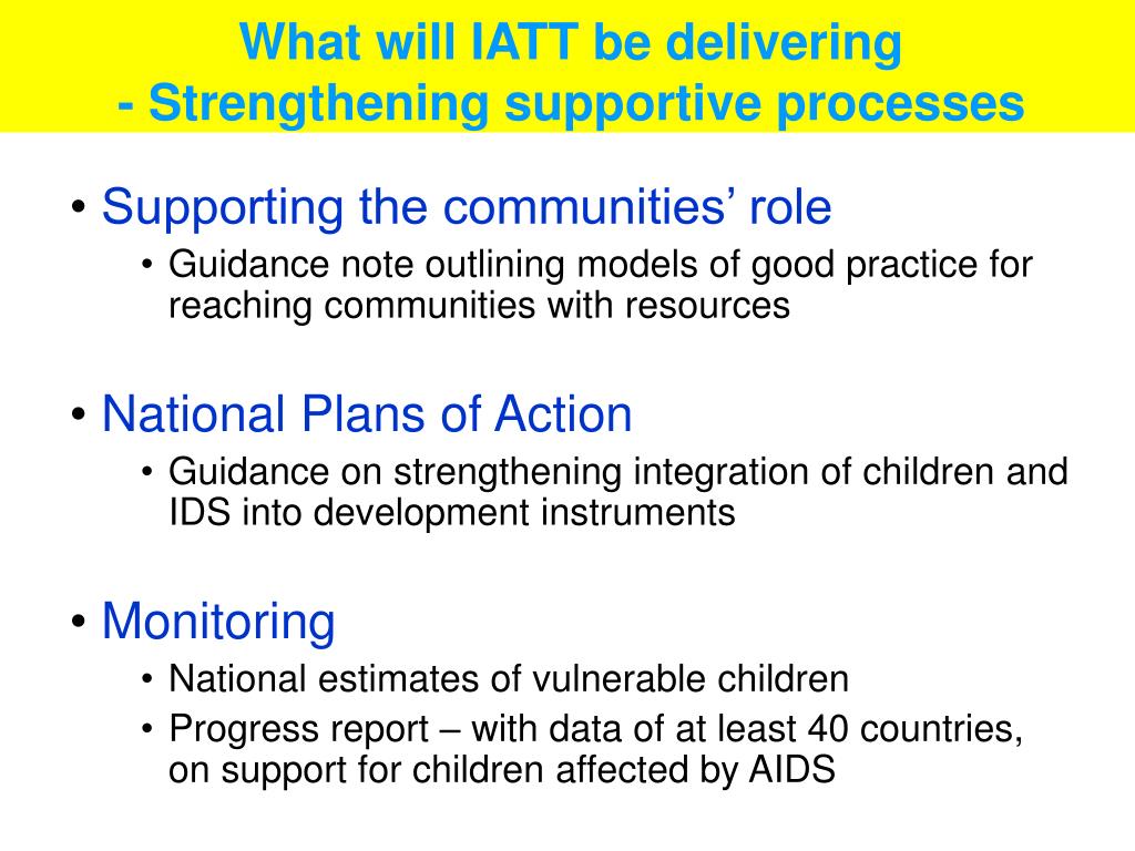 PPT - Accelerating the response for children affected by AIDS ...