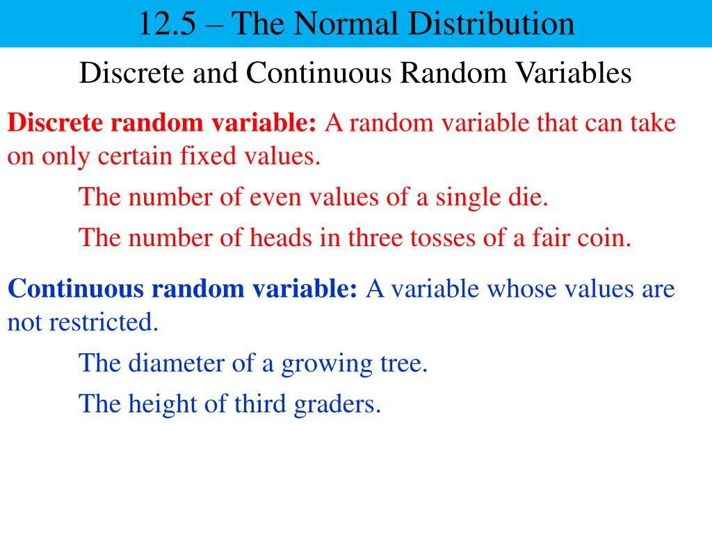 PPT - Discrete and Continuous Random Variables PowerPoint Presentation ... PPT - Discrete and Continuous Random Variables PowerPoint Presentation ...