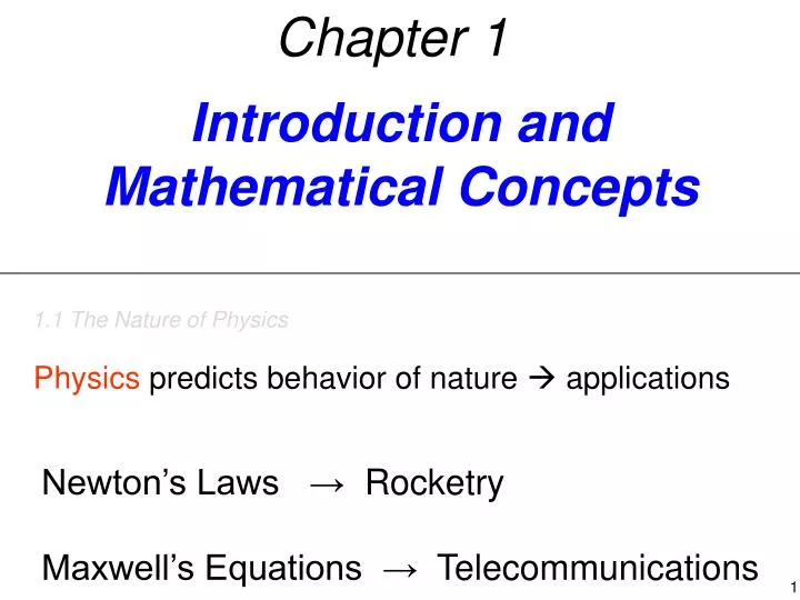 PPT - Introduction and Mathematical Concepts PowerPoint Presentation ...