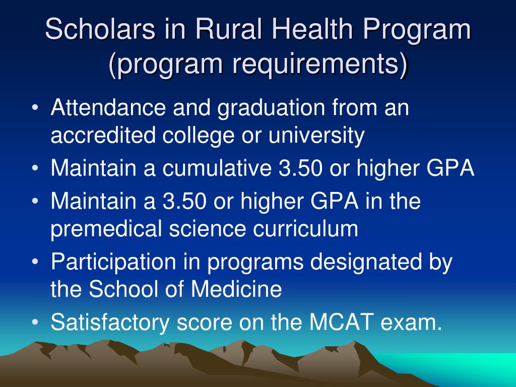 PPT - Rural Medical Education PowerPoint Presentation, free download ...