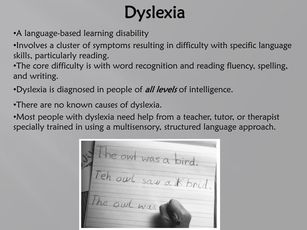 PPT - Understanding Learning Disabilities: Dyslexia & Dyscalculia ...
