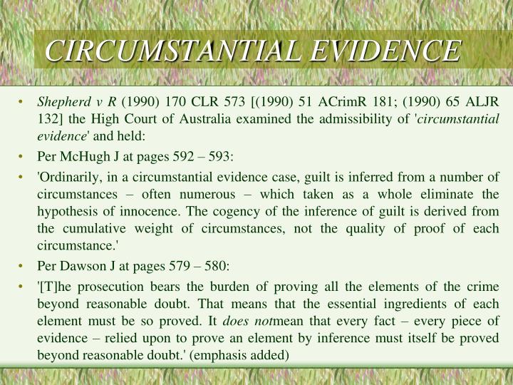 PPT - FUNDAMENTAL CONCEPTS OF EVIDENCE IN LIGHT OF PRECEDENTS ...