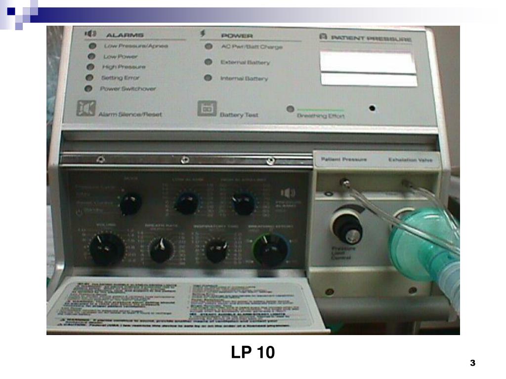 PPT - Life Products LP-6, LP 6 Plus and LP 10 Home Ventilator ...
