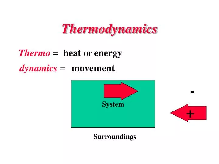 PPT - Thermodynamics PowerPoint Presentation, free download - ID:3206890
