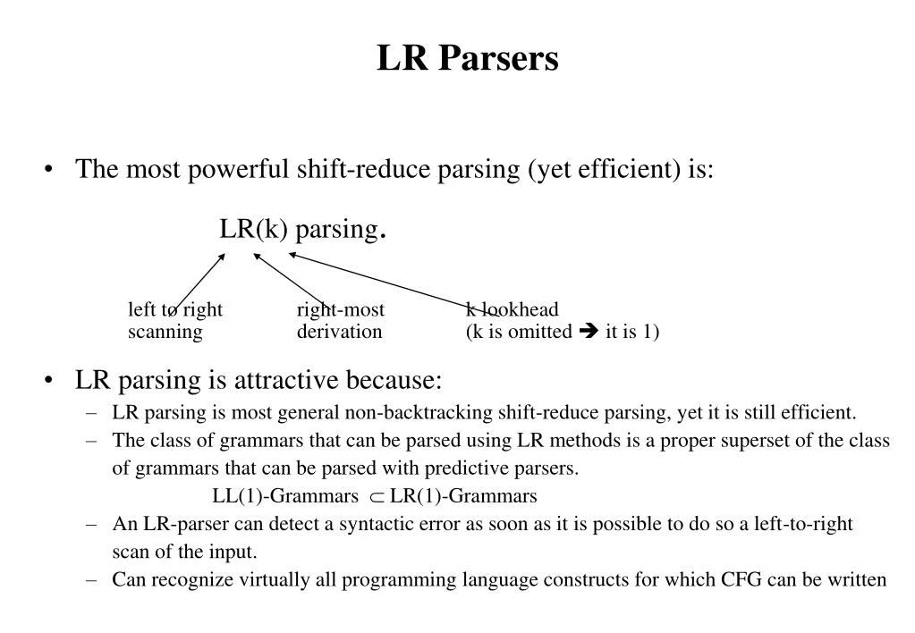 PPT - LR Parsing PowerPoint Presentation, free download - ID:3206964 PPT - LR Parsing PowerPoint Presentation, free download - ID:3206964