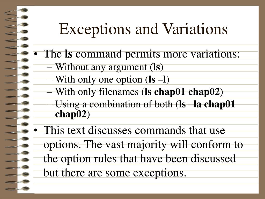Ppt Cs 497c Introduction To Unix Lecture 4 Understanding The Unix Command Powerpoint