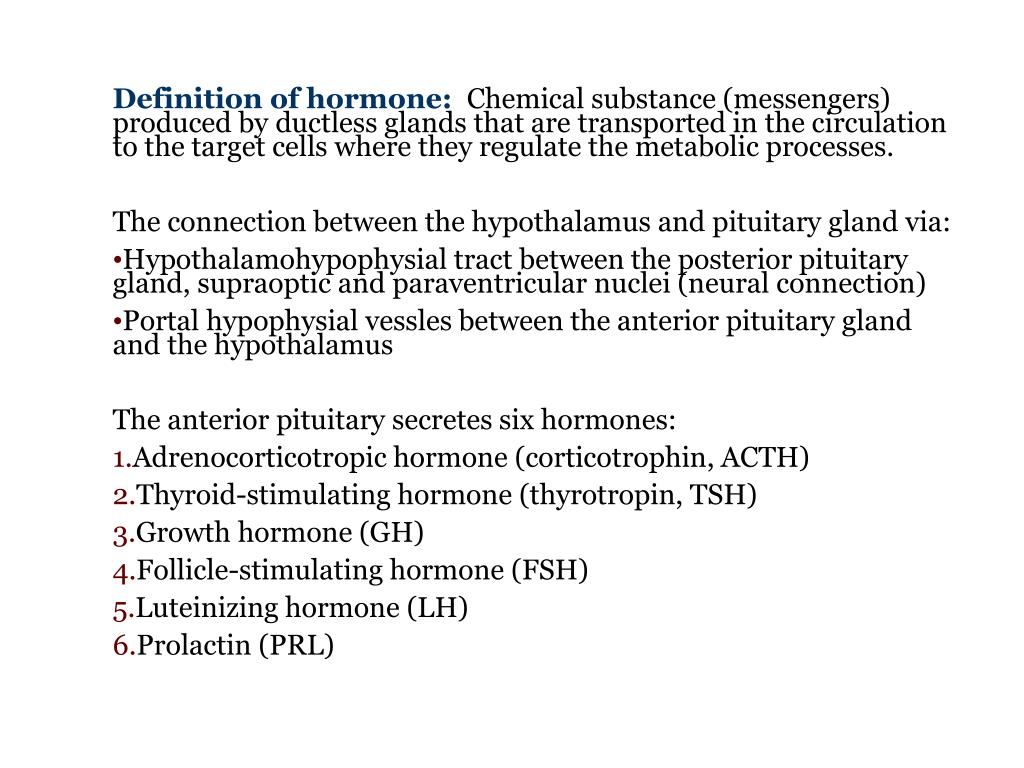 Ppt Reproductive Physiology Lecture 1 Hypothalamic Pituitary Gonadal