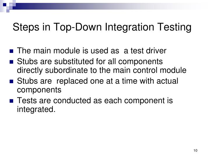 PPT - Integration Testing PowerPoint Presentation - ID:3207401