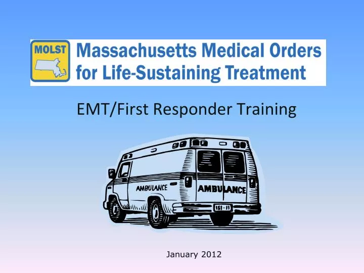 PPT - EMT/First Responder Training PowerPoint Presentation, free ...
