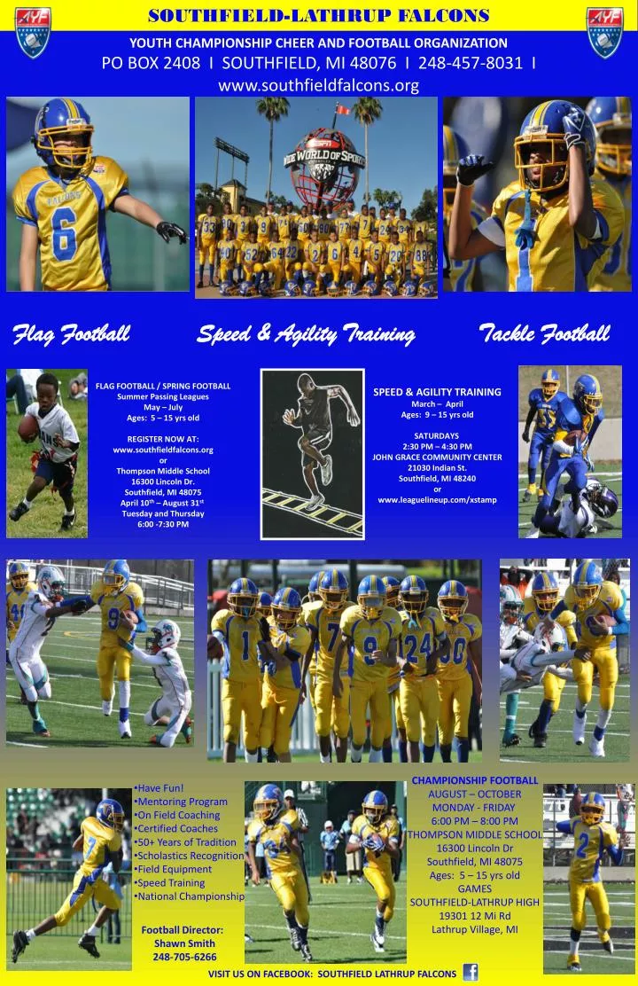 PPT - SOUTHFIELD-LATHRUP FALCONS PowerPoint Presentation, free download ...