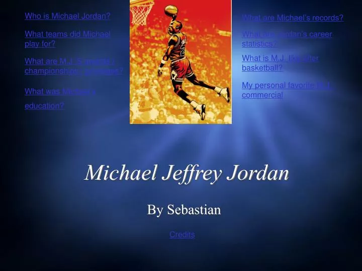 PPT - Michael Jeffrey Jordan PowerPoint Presentation, free download ...
