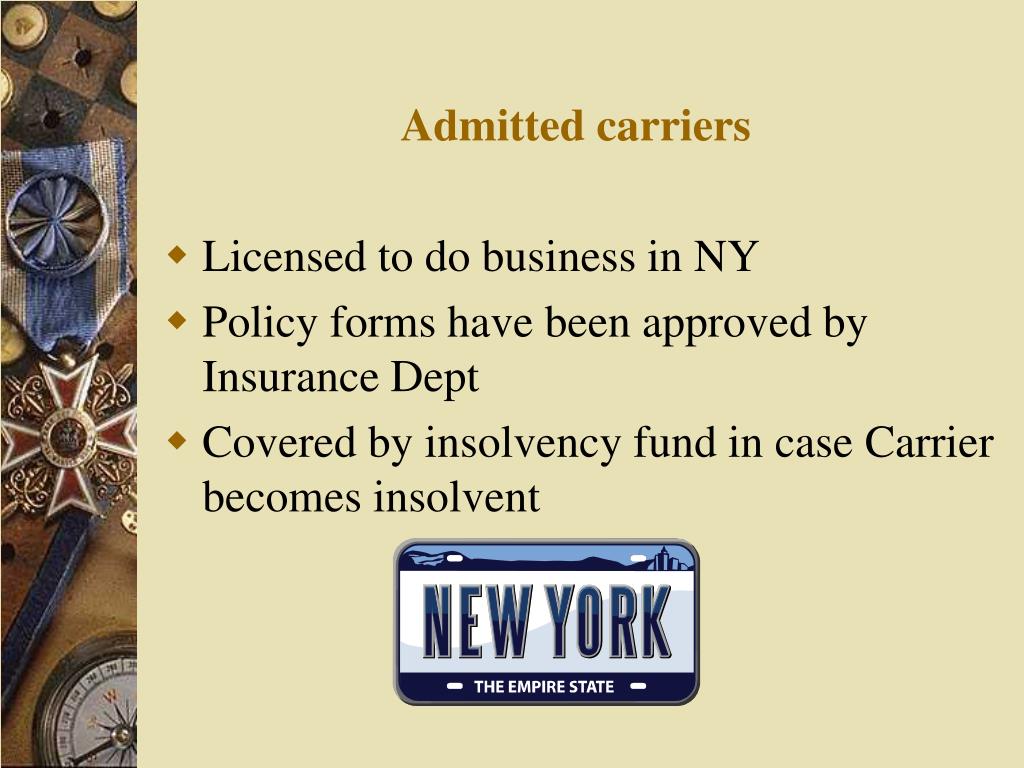 PPT - Insurance Coverages and Descriptions PowerPoint Presentation ...