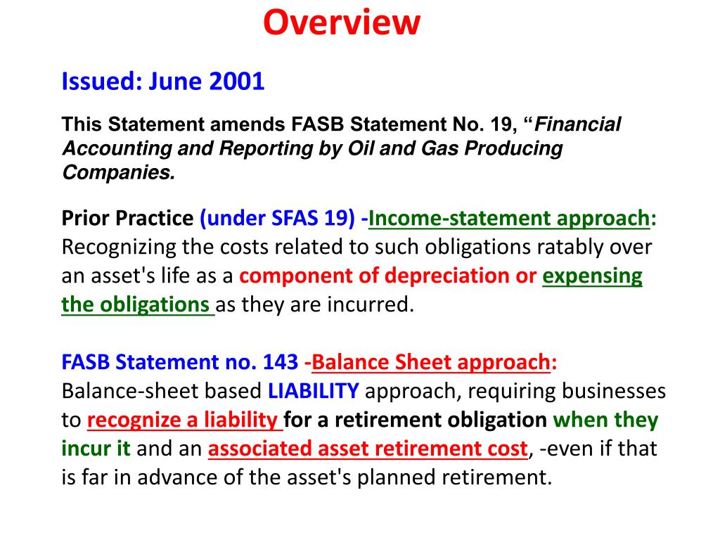 PPT - ASC 410 (FAS No. 143) Accounting for Asset Retirement Obligations ...