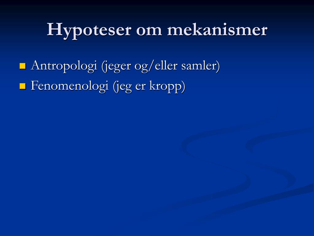 PPT - Derfor er fysisk aktivitet viktig for den psykiske helsa ...