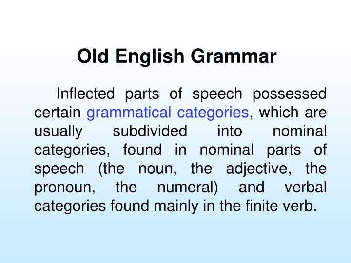 PPT - Old English Period PowerPoint Presentation - ID:3208868