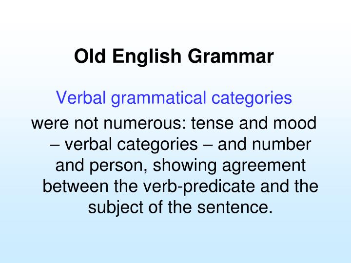 PPT - Old English Period PowerPoint Presentation - ID:3208868