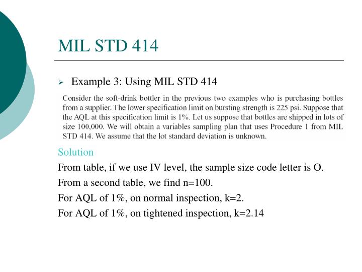 PPT - Acceptance Sampling Plans by Variables PowerPoint Presentation ...