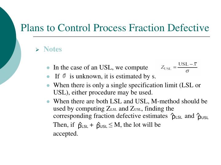PPT - Acceptance Sampling Plans by Variables PowerPoint Presentation ...
