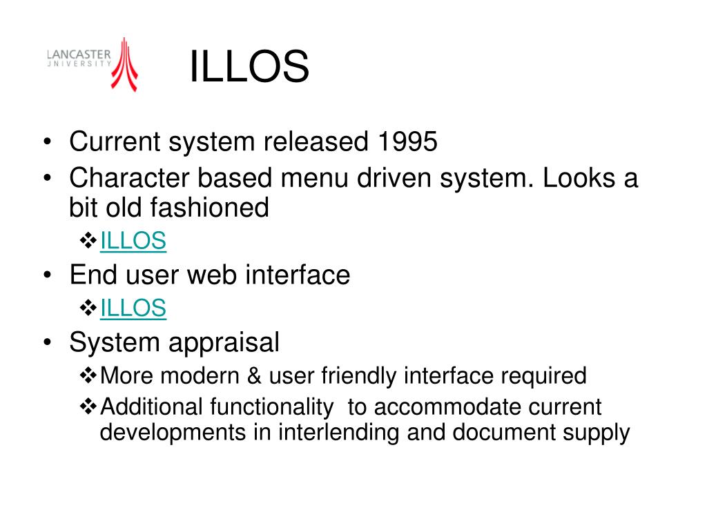 PPT - ILLOS PowerPoint Presentation, free download - ID:3209034