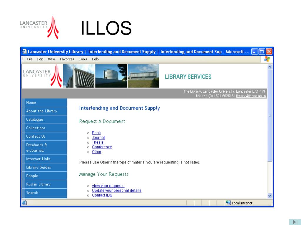 PPT - ILLOS PowerPoint Presentation, free download - ID:3209034