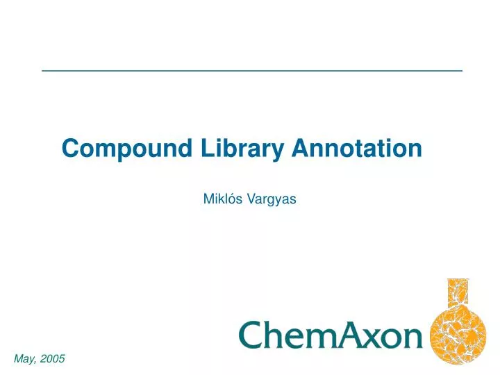 PPT - Compound Library Annotation PowerPoint Presentation, free ...