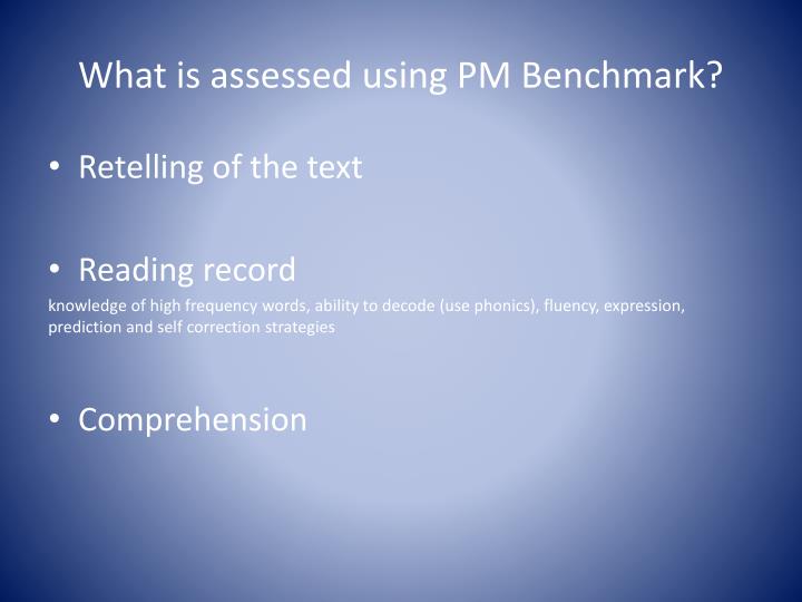 PPT - An introduction to PM Benchmark PowerPoint Presentation - ID:3209603
