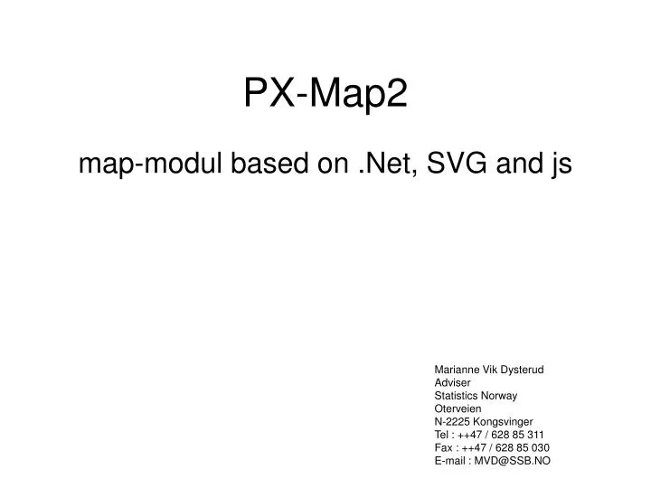 PPT - PX-Map2 PowerPoint Presentation, free download - ID:3209893