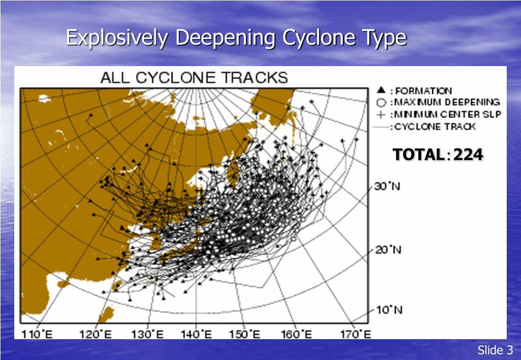 PPT - Characteristics of Cyclones over North-western Pacific Region ...