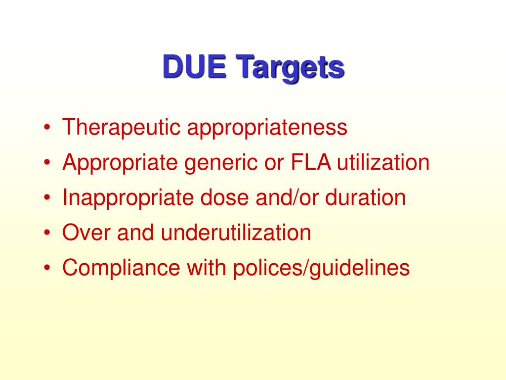PPT - Pharmacy 483: QI and DUE in Pharmacy Practice PowerPoint ...